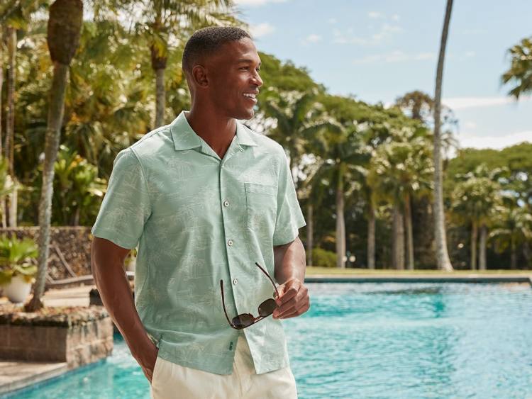 $49.99 Men’s Printed Camp Shirts